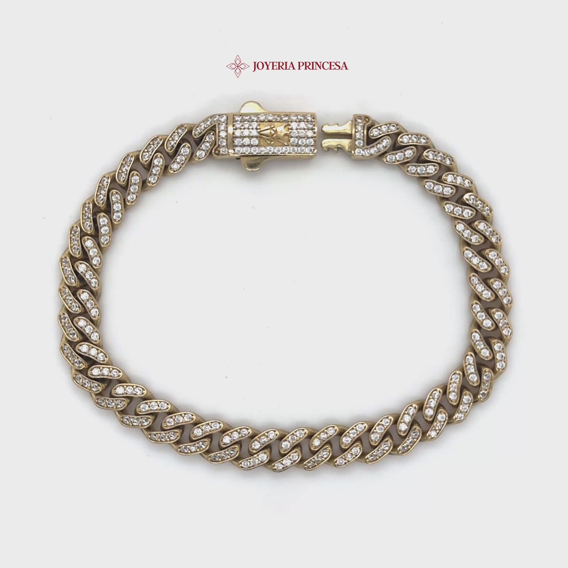 10K Monaco Bracelet – JoyeriaPrincesa