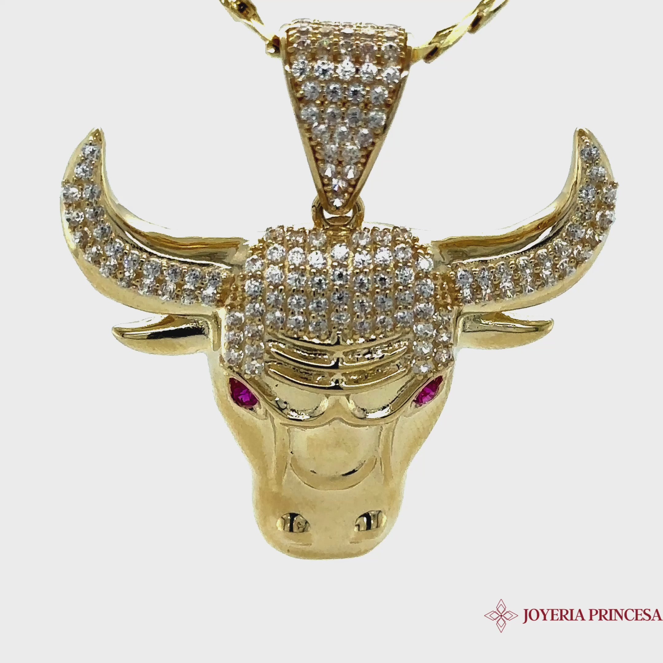 10K Bull Pendant – JoyeriaPrincesa