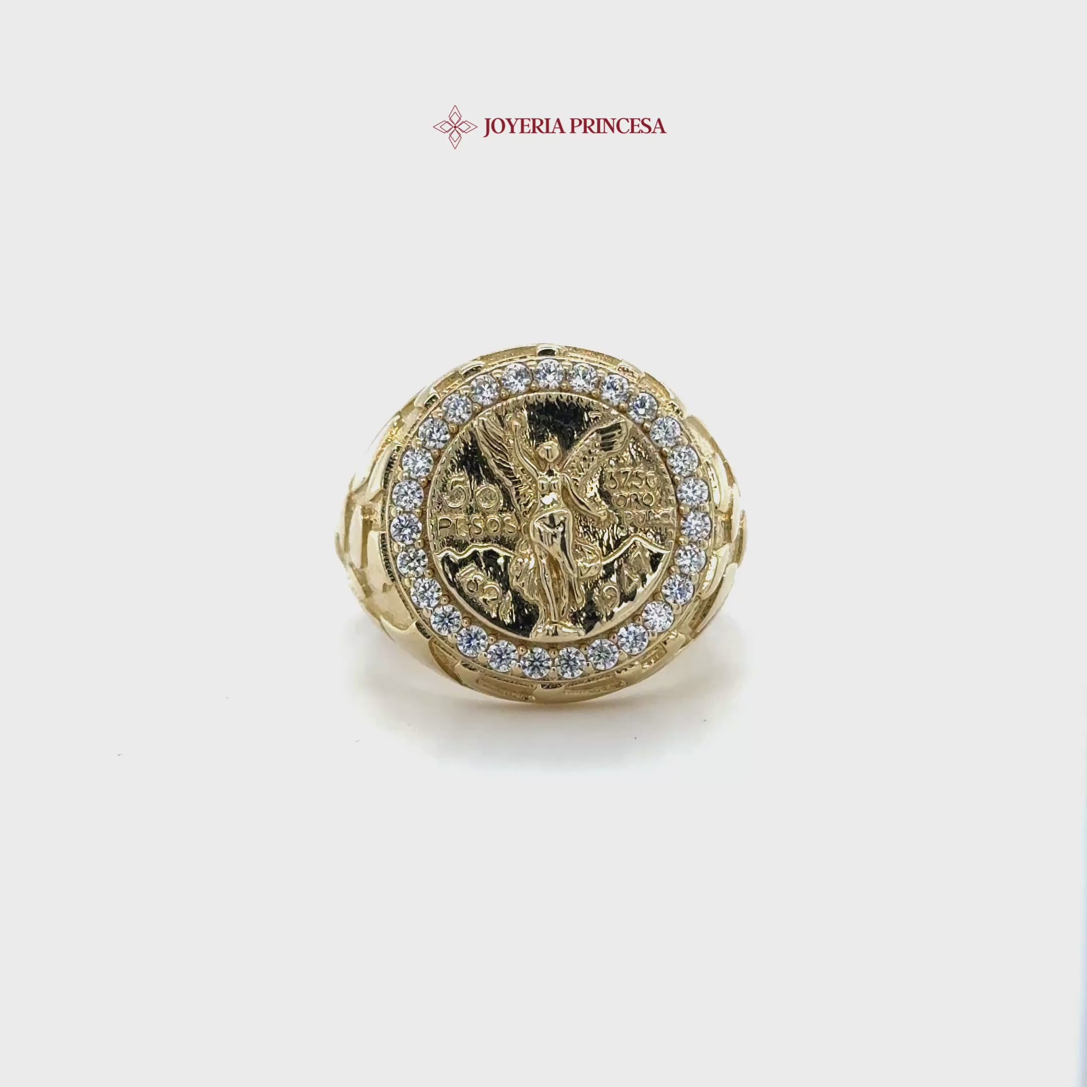 14K Centenario Ring – JoyeriaPrincesa